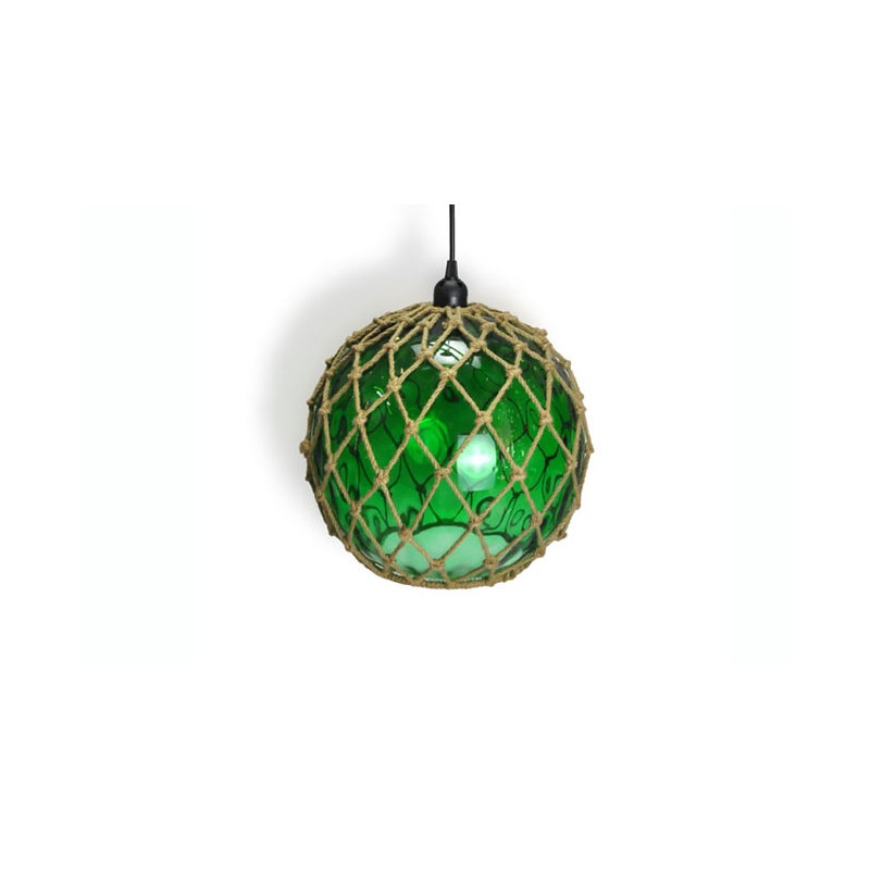 Glass Buoy Lamp, ideal as an original gift.