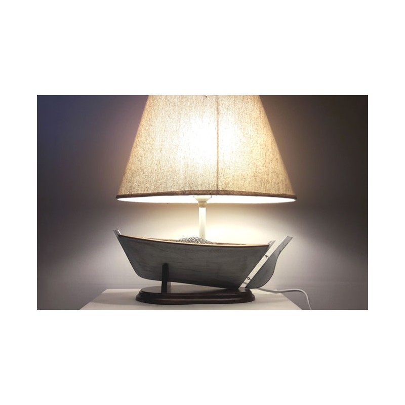 Lamp as sailboat nautical decor of your home.