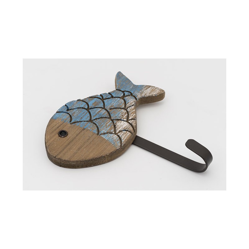 Fish-shaped wooden hangers