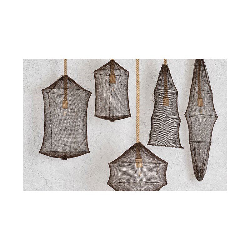 Led lamp with fishing net