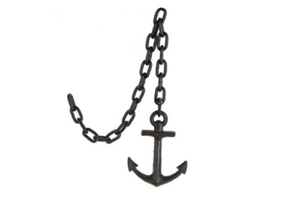 Anclas marineras decorativa