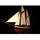 Shipmodel merchant schooner | reproduction sailboat | sailboat decoration