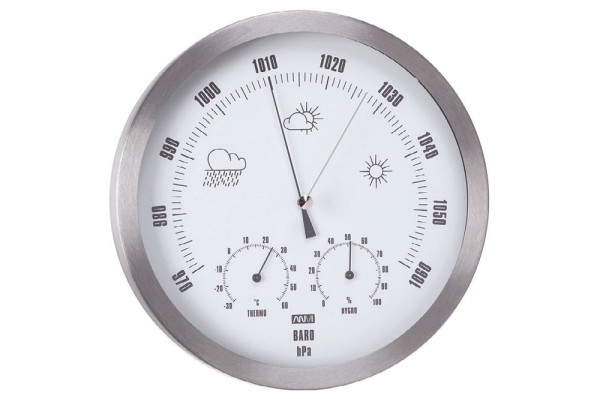 Outdoor-Barometer, Thermometer und Hygrometer, mit Feuchtigkeits ...